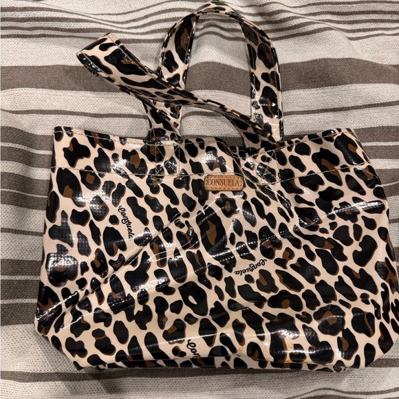 Consuela | Bags | Consuela Leopard Print Tote Bag | Poshmark